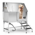 50 in Stainless Steel Dog Washing Station - Professional Pet Grooming ...