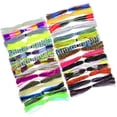 50 Strands/Bundles Spinnerbaits Buzzbaits Jigs Squid Skirt Tying ...