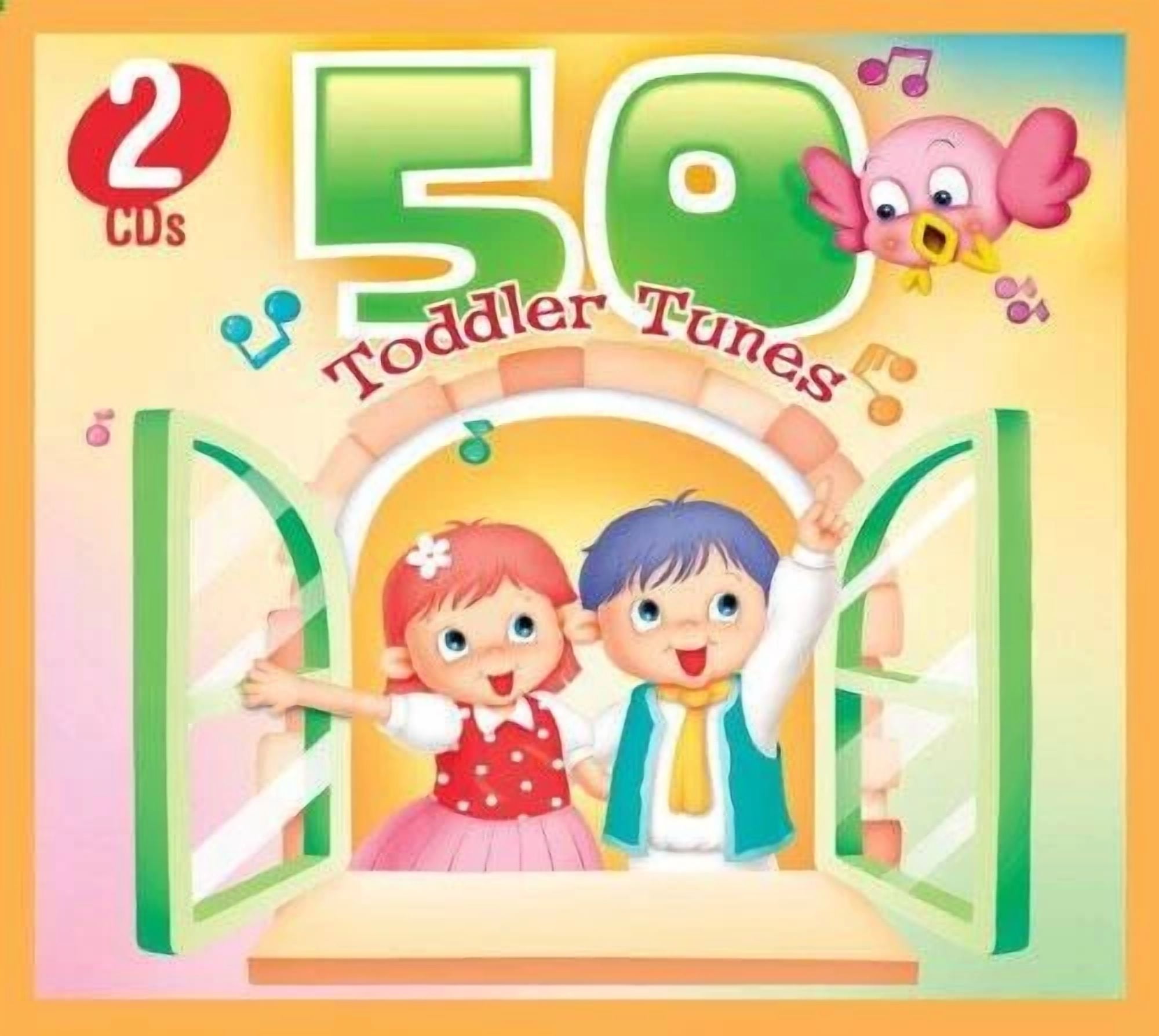 50 TODDLER TUNES (2 CD Set) Audio CD and Assorted Music Collection ...