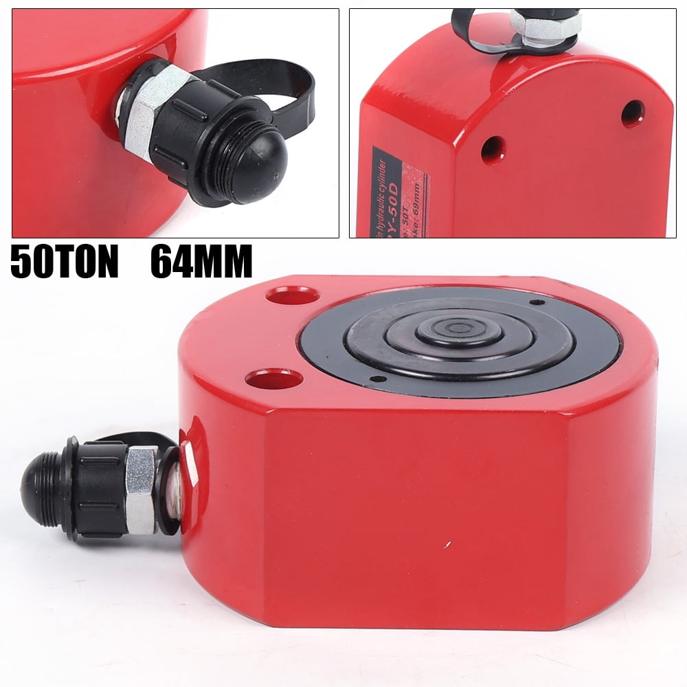 50 Ton Hydraulic Flat Jack Pancake Cylinder Ram 64MM for Machinery ...