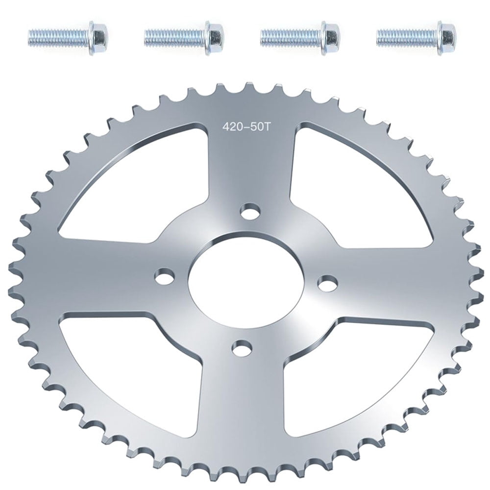 50 Tooth Sprocket 420 Chain 40mm Bore Suitable for Coleman Mini Bike ...