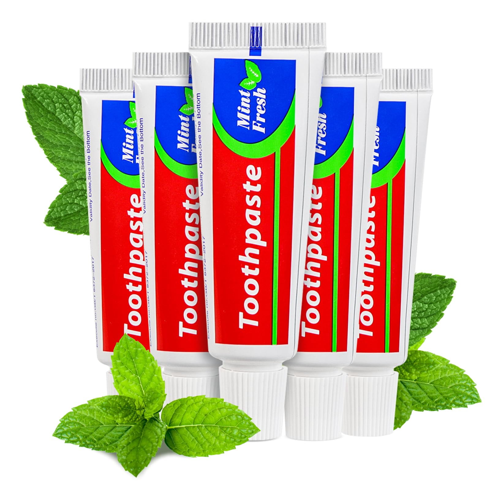 50 Tubes Travel Size Toothpast Bulk,0.88 oz/25 Grams Mint Small ...