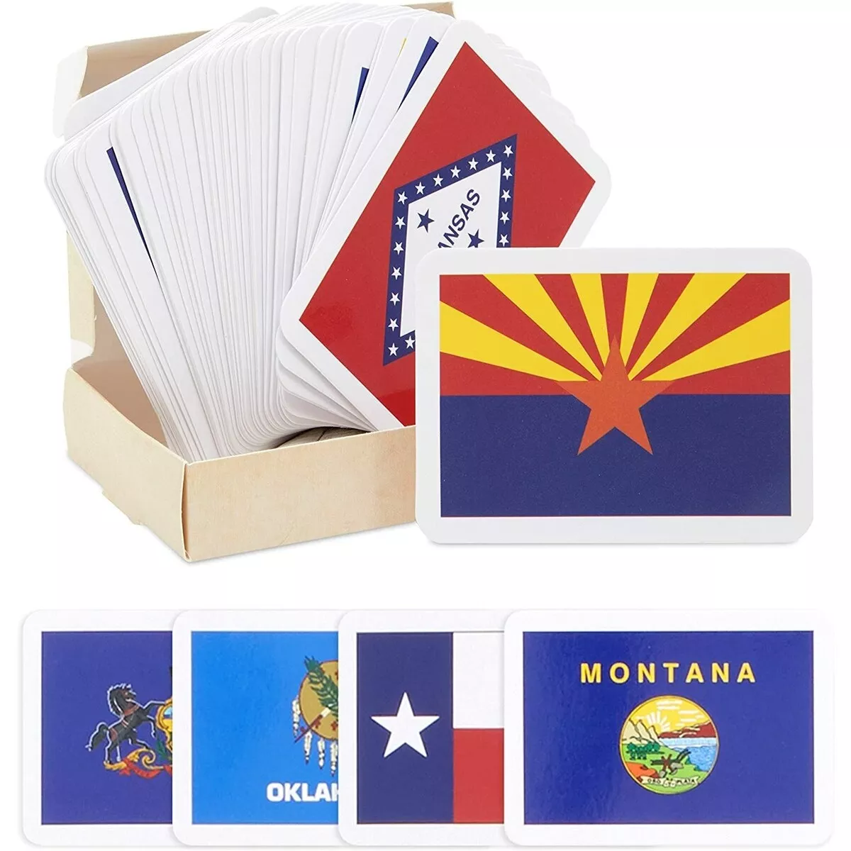 50 US State Capital Flash Cards for Kids Teachers Classrooms Teaching 2 ...