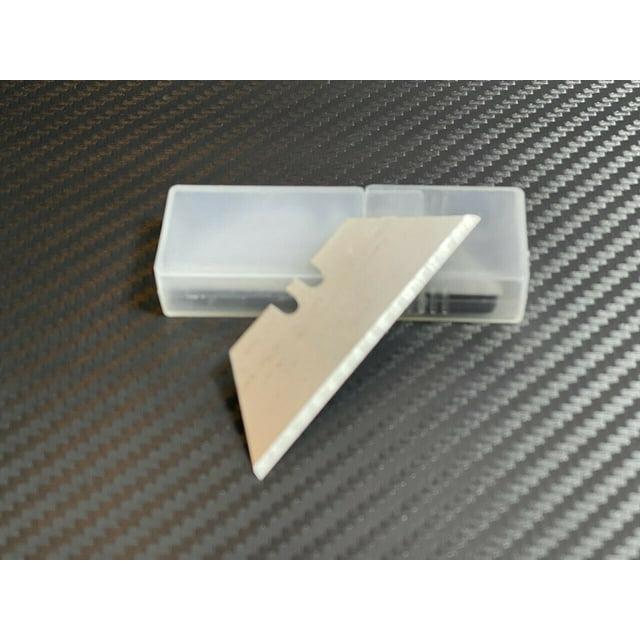 50 UTILITY KNIFE BLADES Replacement Refills Standard Razor Box Carton ...