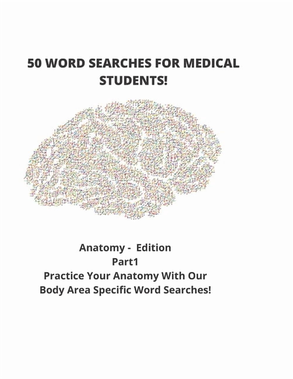 50 WORD SEARCHES FOR MEDICAL STUDENTS! Anatomy - Edition Part1 ...