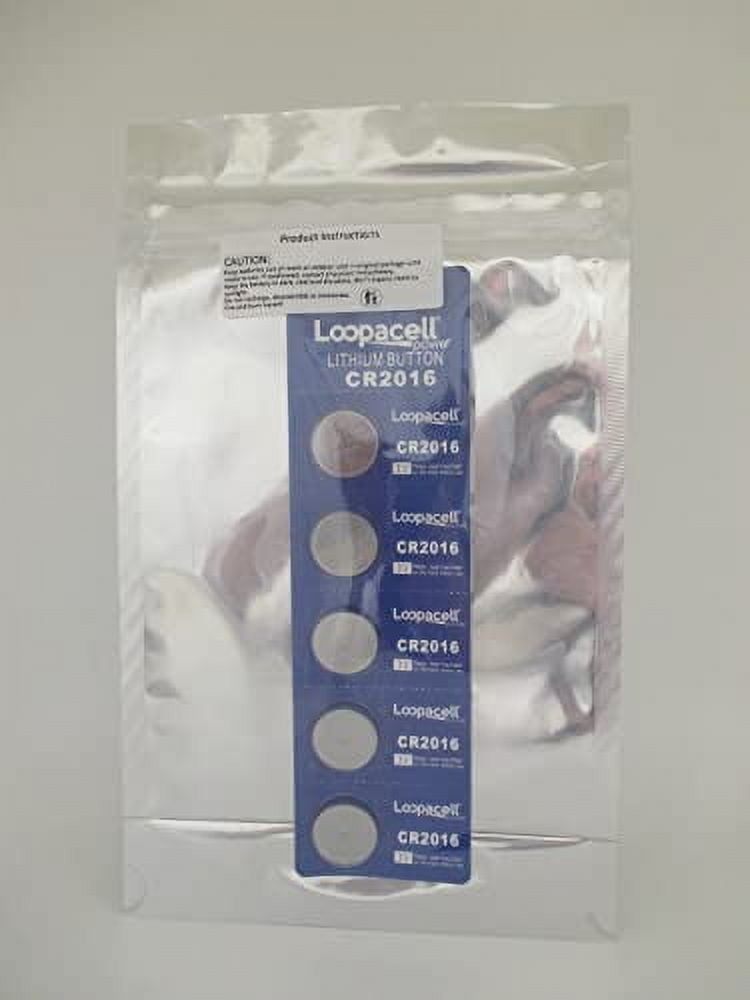 50 X Loopacell CR2016 3 Volt Lithium Coin Battery Button Cells (10 X ...