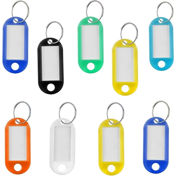 50 X New Quality Key Tags|key Fobs With Split Rings for Keys|key Paper ...