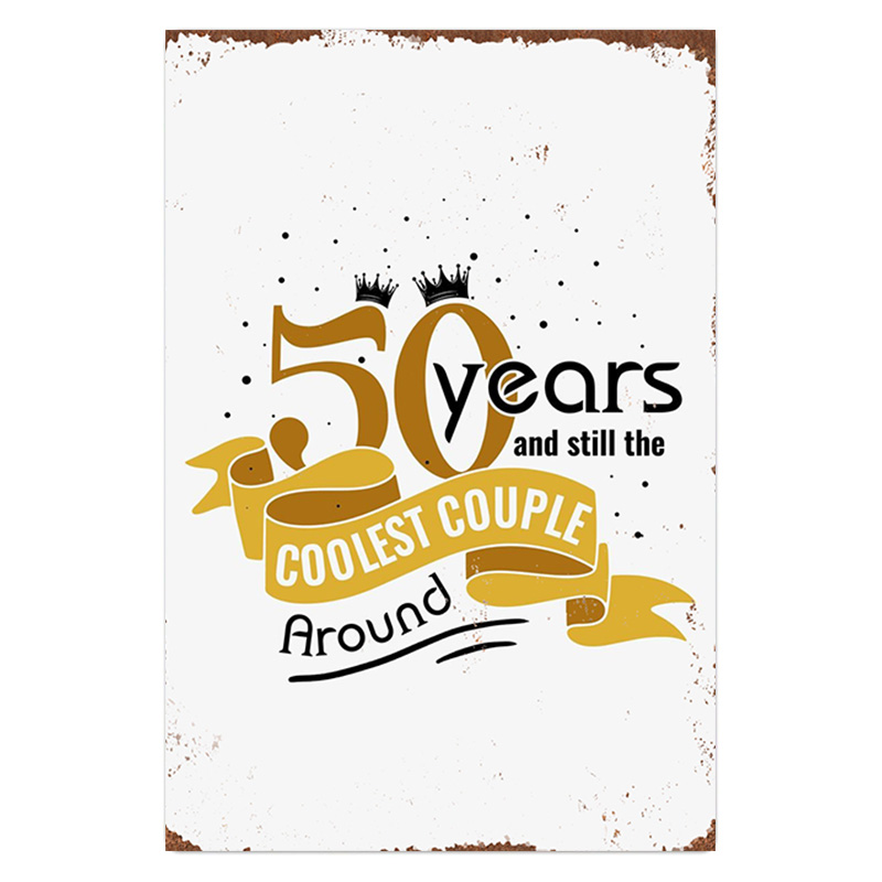 50 YEARS AND STILL THE AROUND Novelty Tin Metal Sign Plaque Bar Pub ...