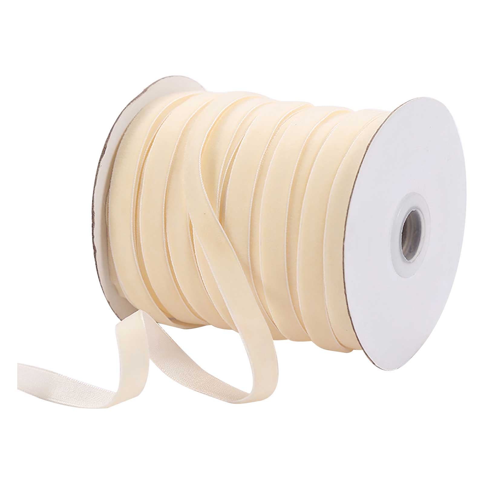 50 Yards 1cm Luxurious Velvet Ribbon for Crafting and Decoration, DIY ...