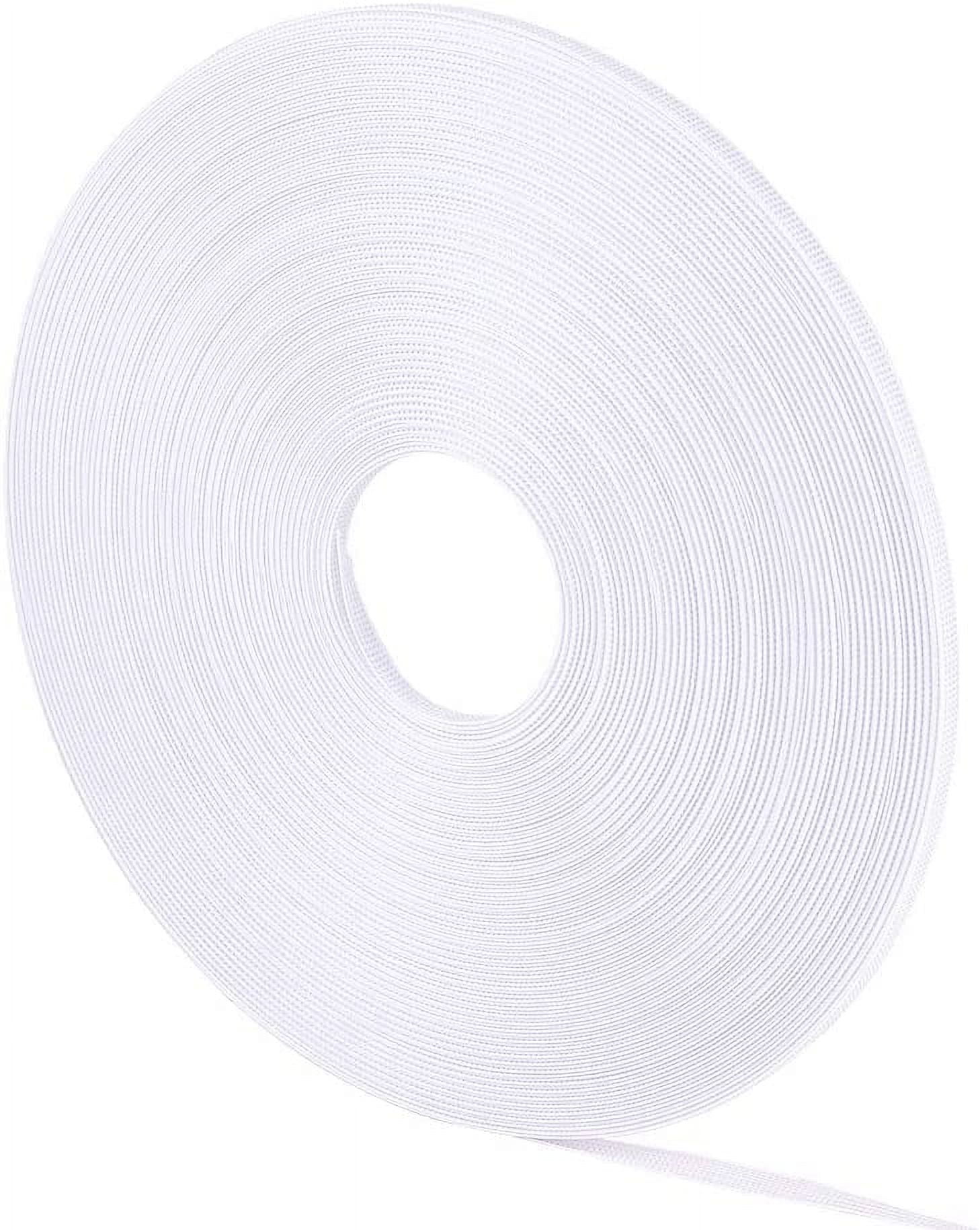 50 Yards 6mm Polyester Boning for Sewing White Sew-Through Low Density ...
