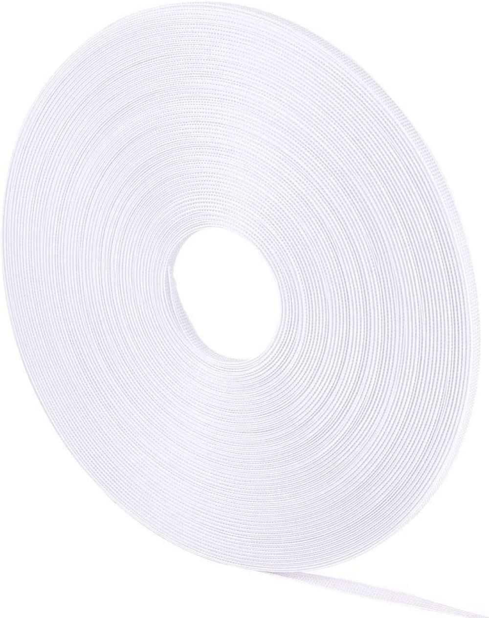 50 Yards 6mm Polyester Boning for Sewing White Sew-Through Low Density ...