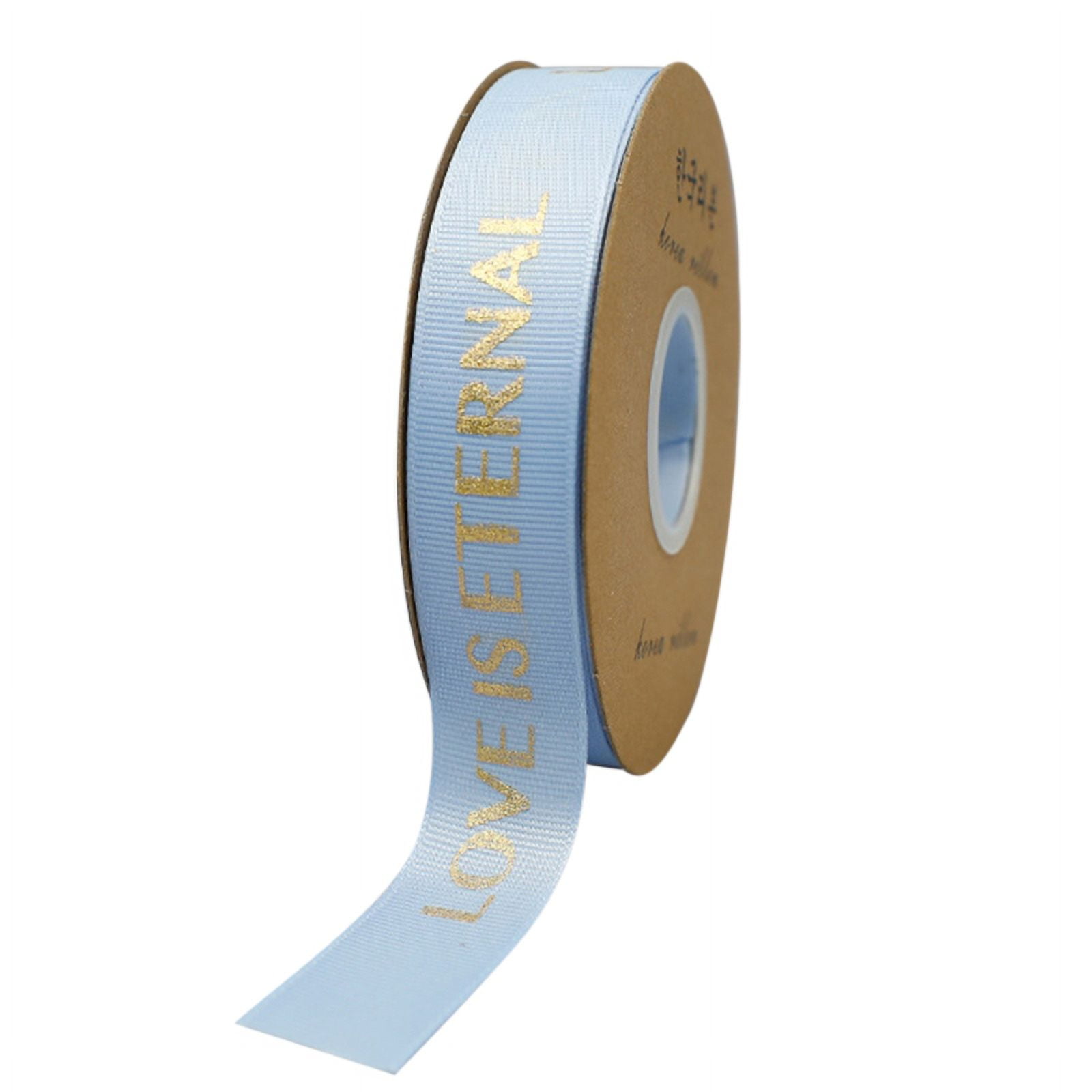 50 Yards Bronzing Threaded Ribbons Roll 0.98 in Width Valentine Ribbon ...