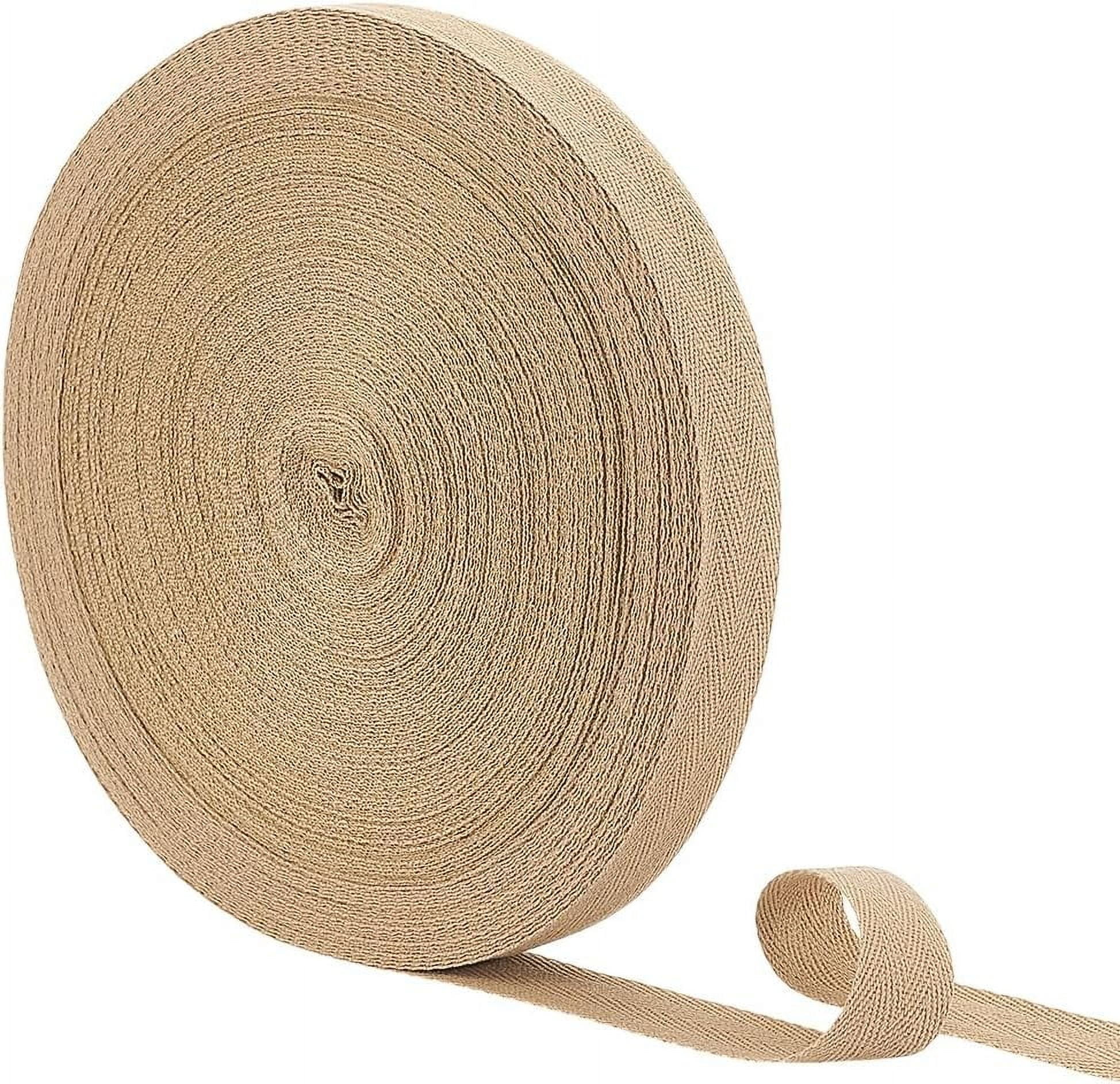 50 Yards Camel Cotton Twill Tape Ribbon 1Inch Wide Bias Binding Tape ...