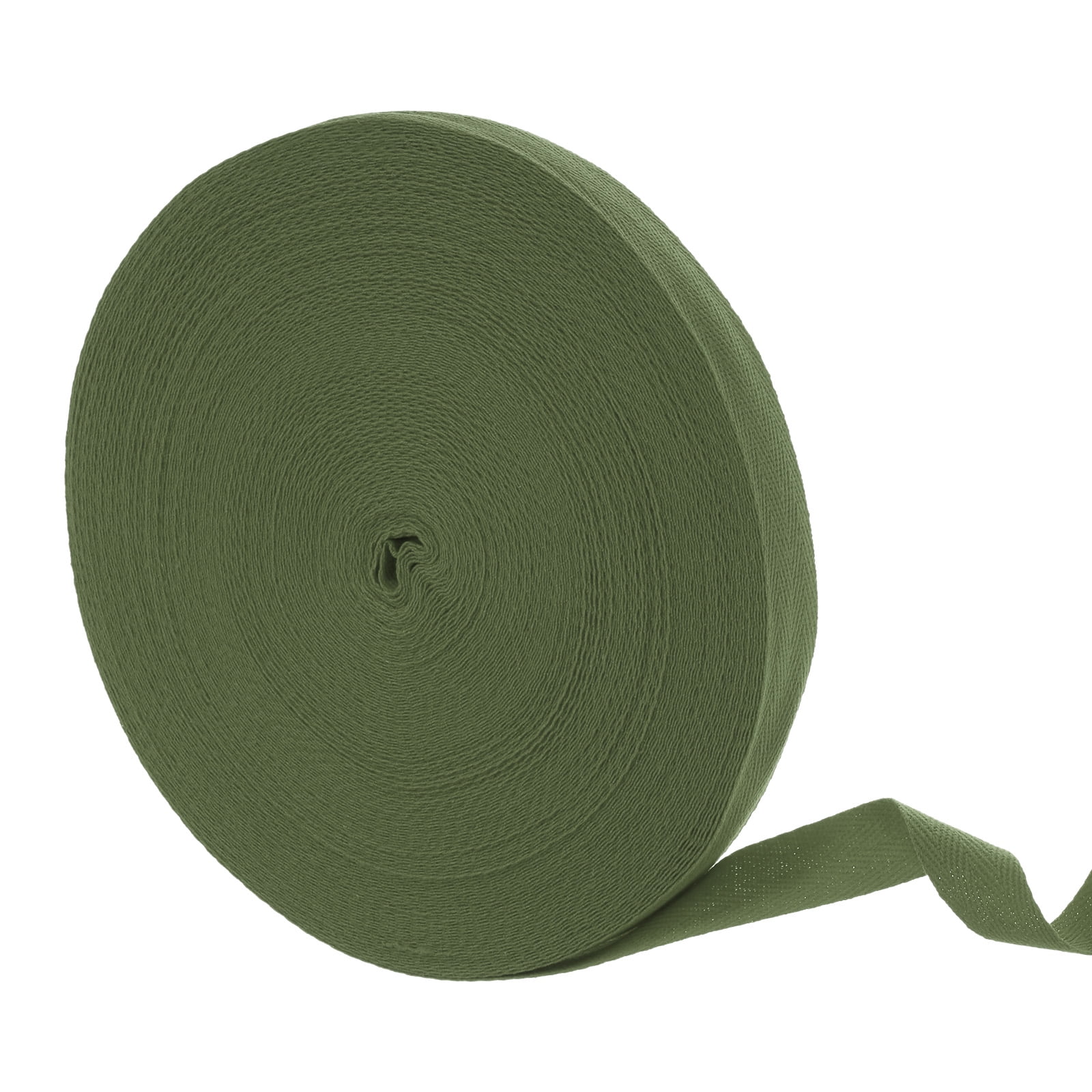 50 Yards Cotton Twill Tape, 20mm Herringbone Webbing Ribbon Bias ...