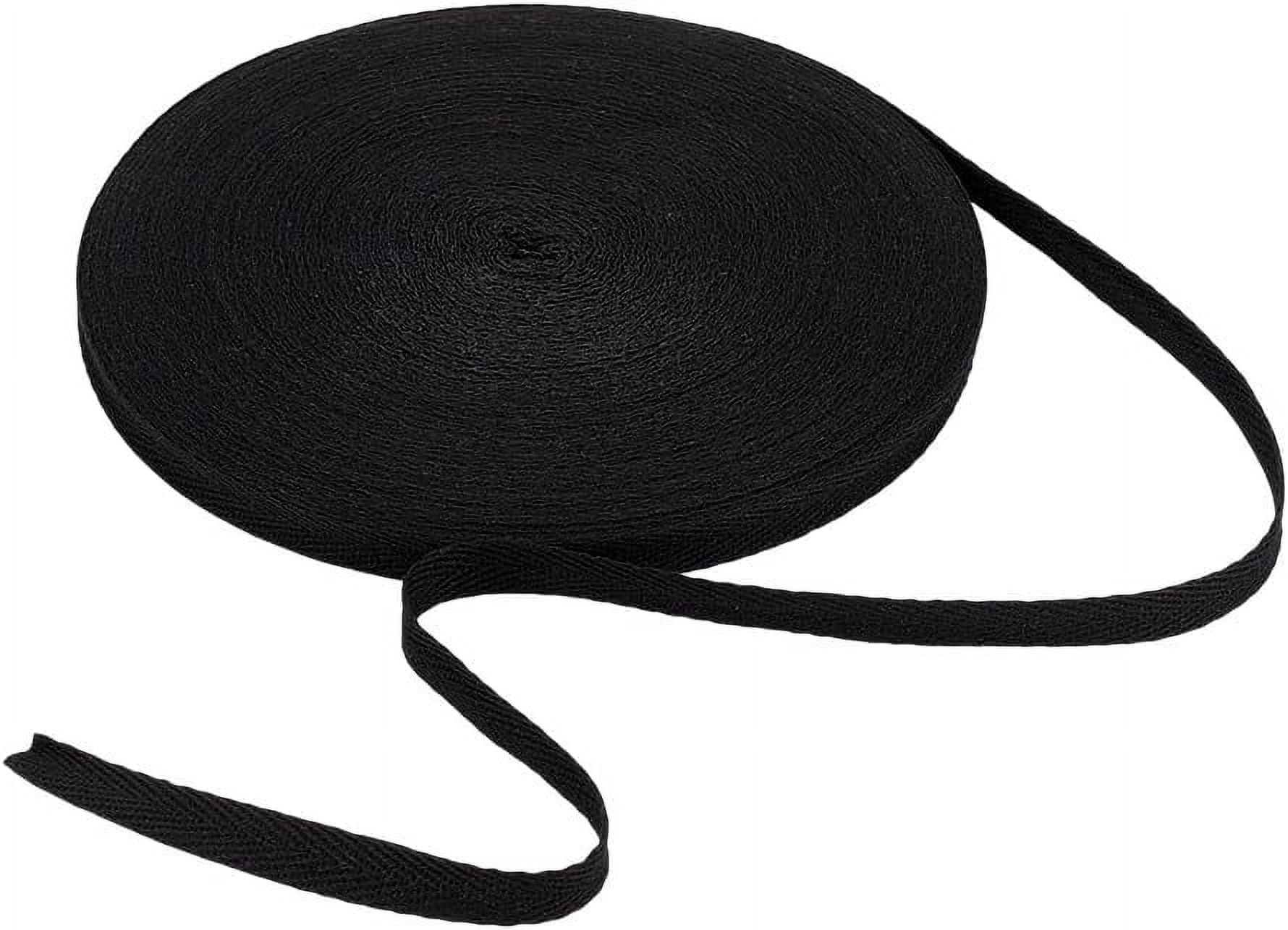 50 Yards Twill Tape Ribbon 1/2 inch Wide Natural Herringbone Webbing ...