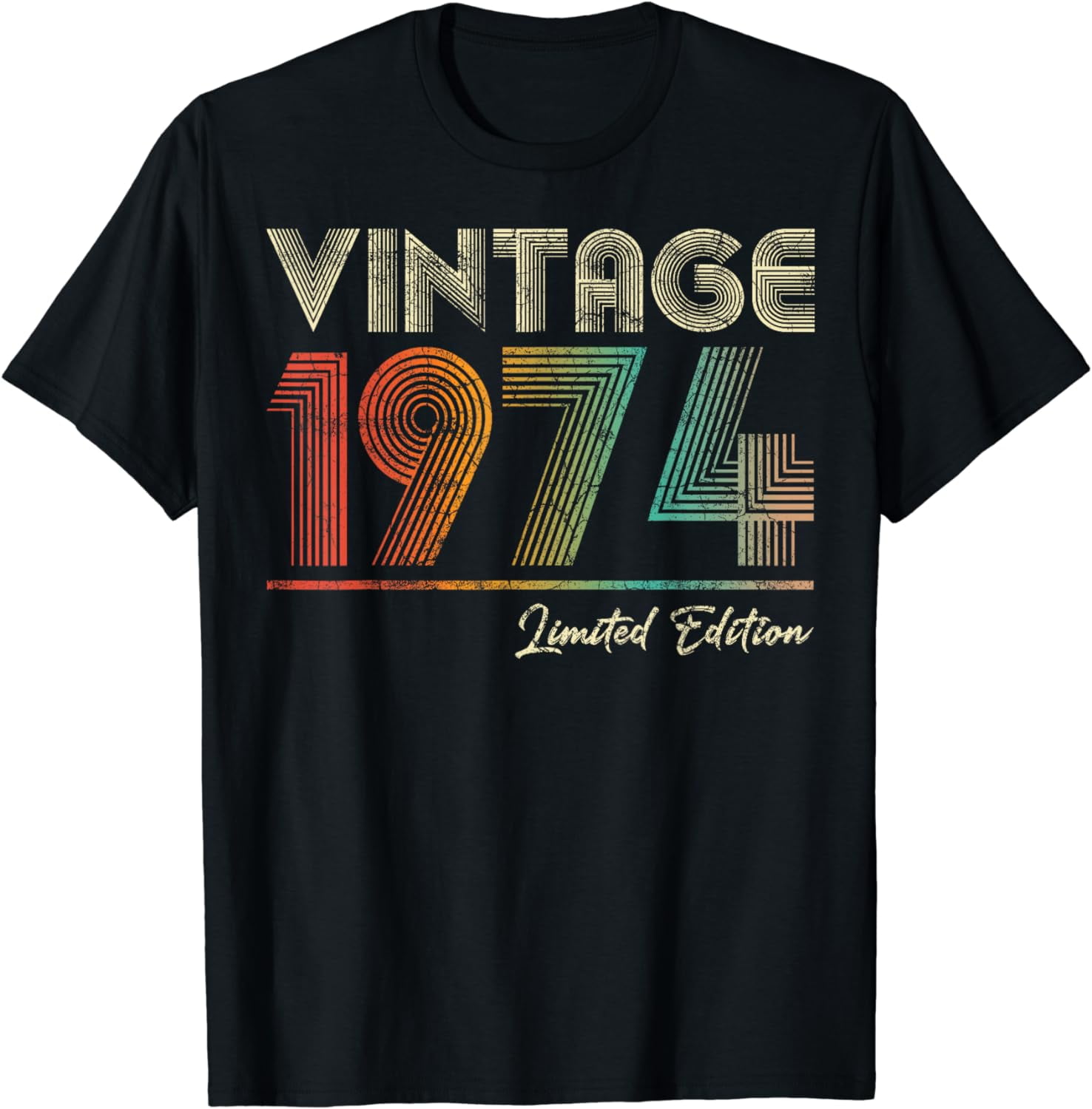 50 Year Old Vintage 1974 50th Birthday Gifts for Men Women T-Shirt ...