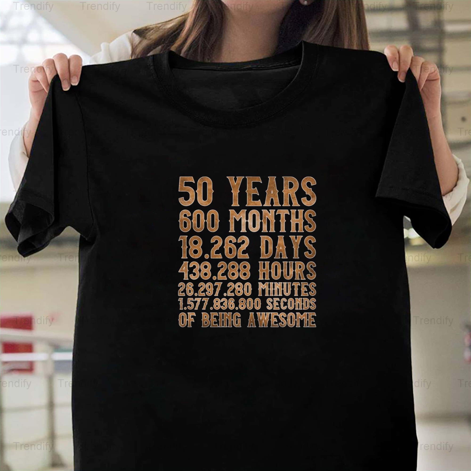 50 Years Awesome Birthday Fifty Born In 1968 Math Teacher H10934 T ...