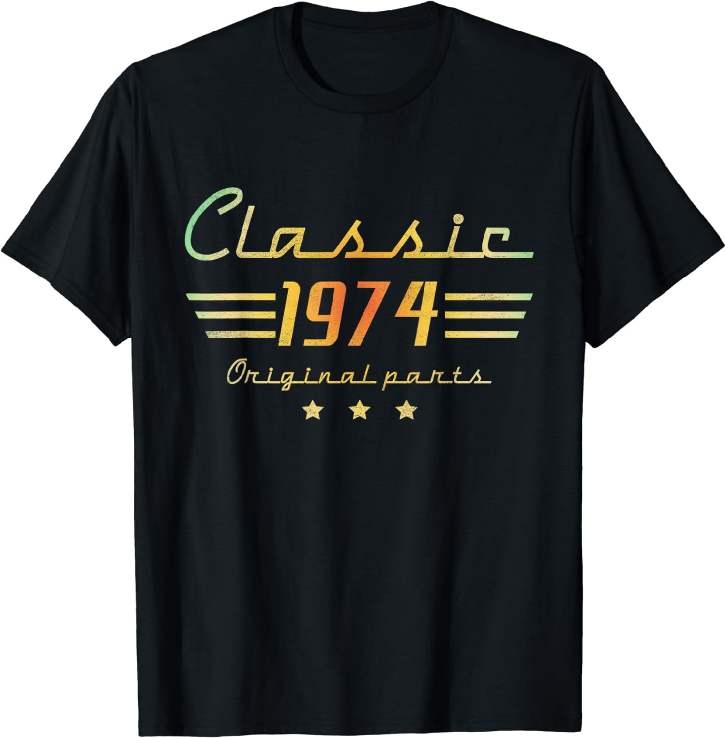 50 Years Old Gifts Vintage Classic 1974 Retro 50th Birthday T-Shirt ...