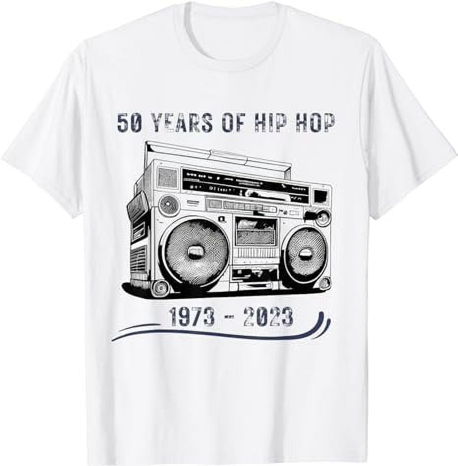 50 Years of Hip Hop 50th Anniversary of Rap T-Shirt - Walmart.com
