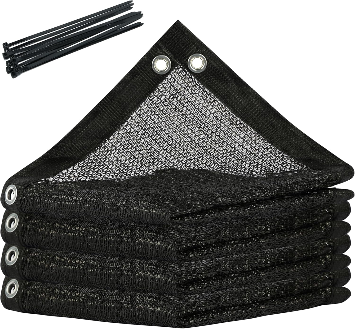 **50% black shade cloth custom size 14ft x 16ft mesh tarp, uv resistant ...