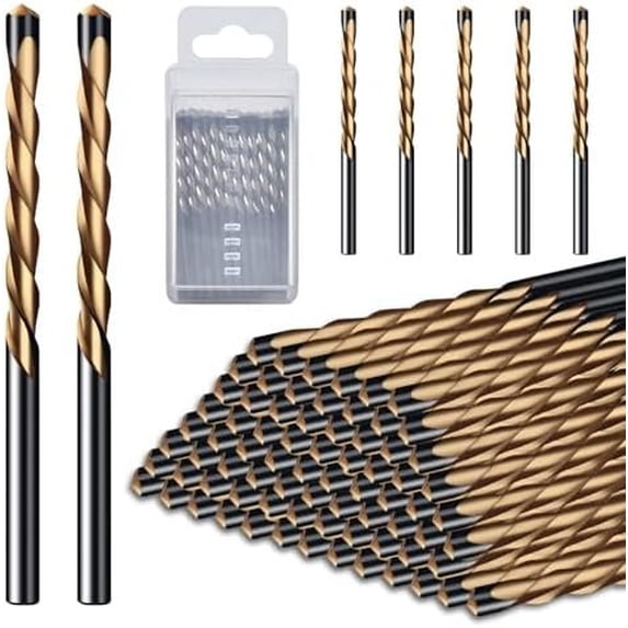 50 count 1/8 Inch Spiral Drywall Router Bits Set -Brocas para Drywall ...