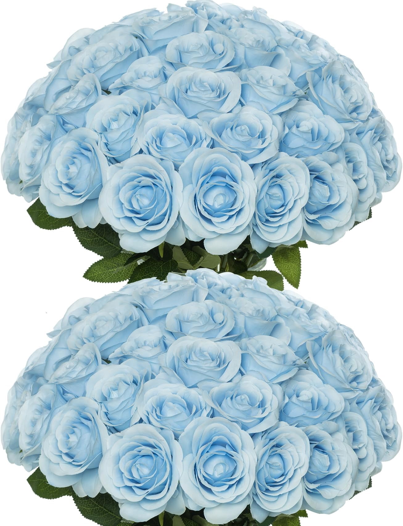 50 count Artificial Roses in , Silk Rose with Long for Wedding ...