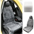 50 count Disposable Seat Covers, Plastic Seat Covers Provide Temporary ...