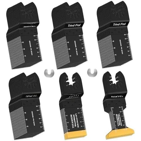 50 count Oscillating , Professional Universal Titanium Multitool for ...