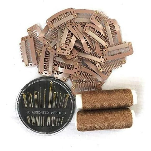 50 count/lot U Shape Snap Wig Clips For Hair Extensions Tool With Wig ...