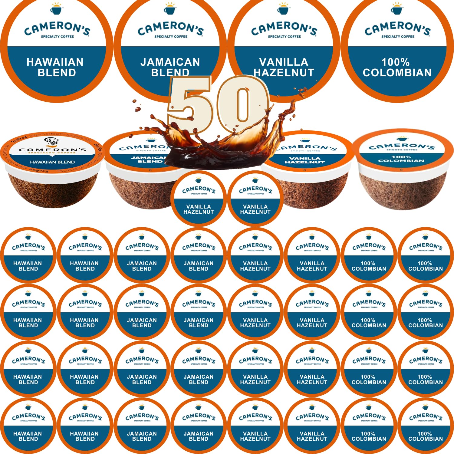 50-count single-cup coffee pack sampler for Keurig K-Cup Brewers ...