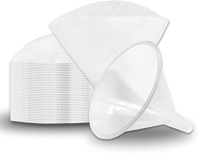 50 filter cones and funnels 4.5" Fryer Oil Filters Deep Fryer Oil ...