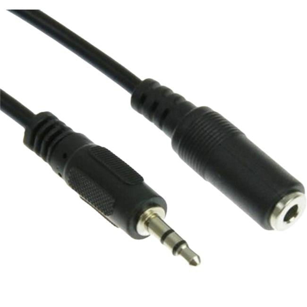 50 ft. Audio Stereo 3.5 mm Male-to-Female Extension Cable - Walmart.com