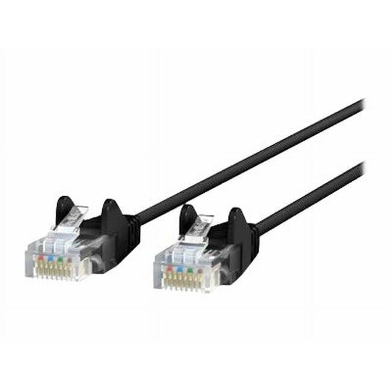 50 ft. CAT6 Slim 28AWG Cable, Black - Walmart.com