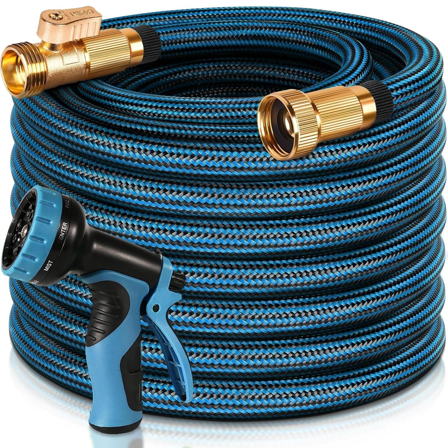 50 ft Garden Hose, 2025 New Ultra Lightweight & Flexible Water Hose ...