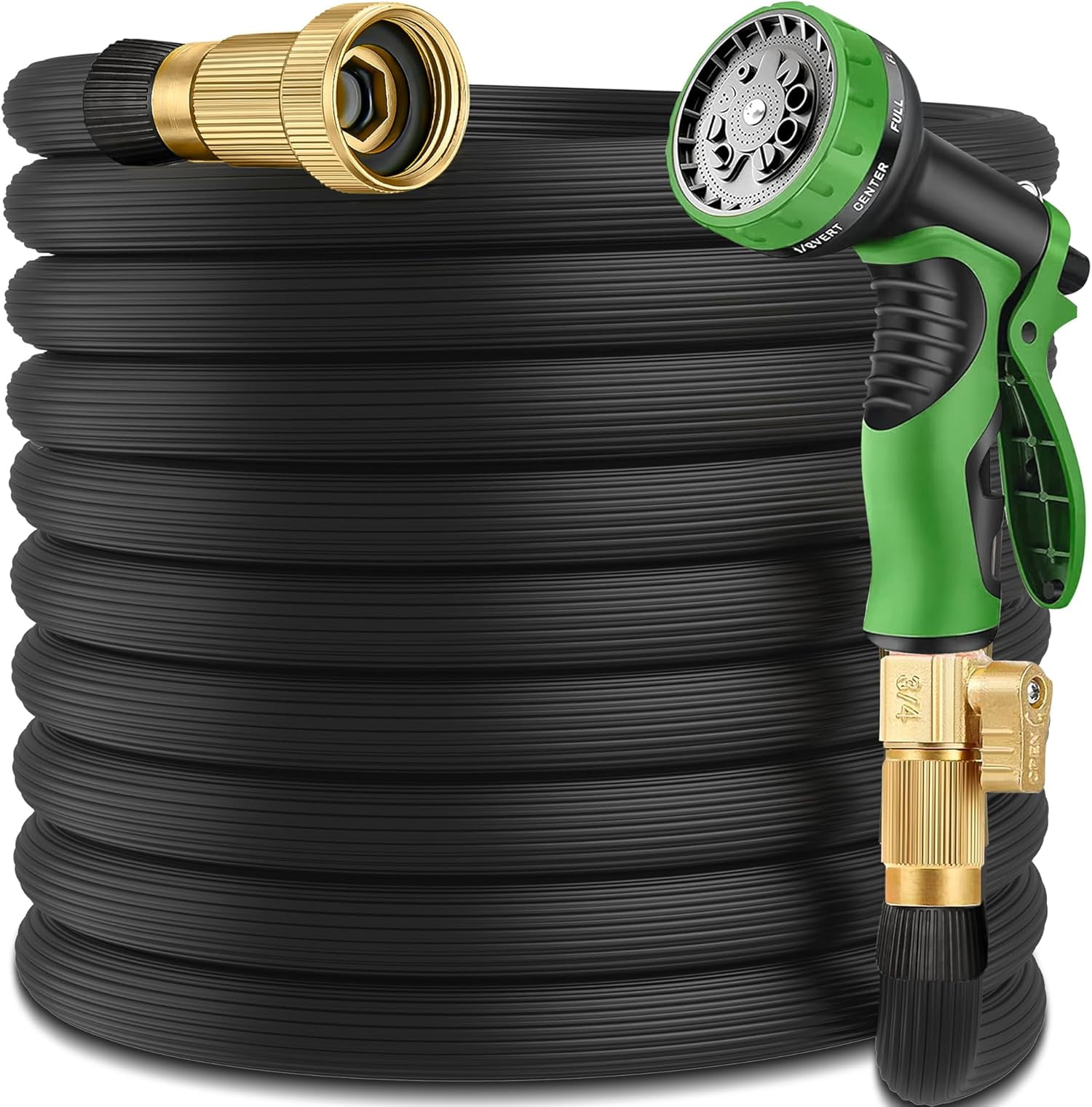 50 ft Garden Hose - 2025 Upgraded Flexible Water Hose - Lightweight ...