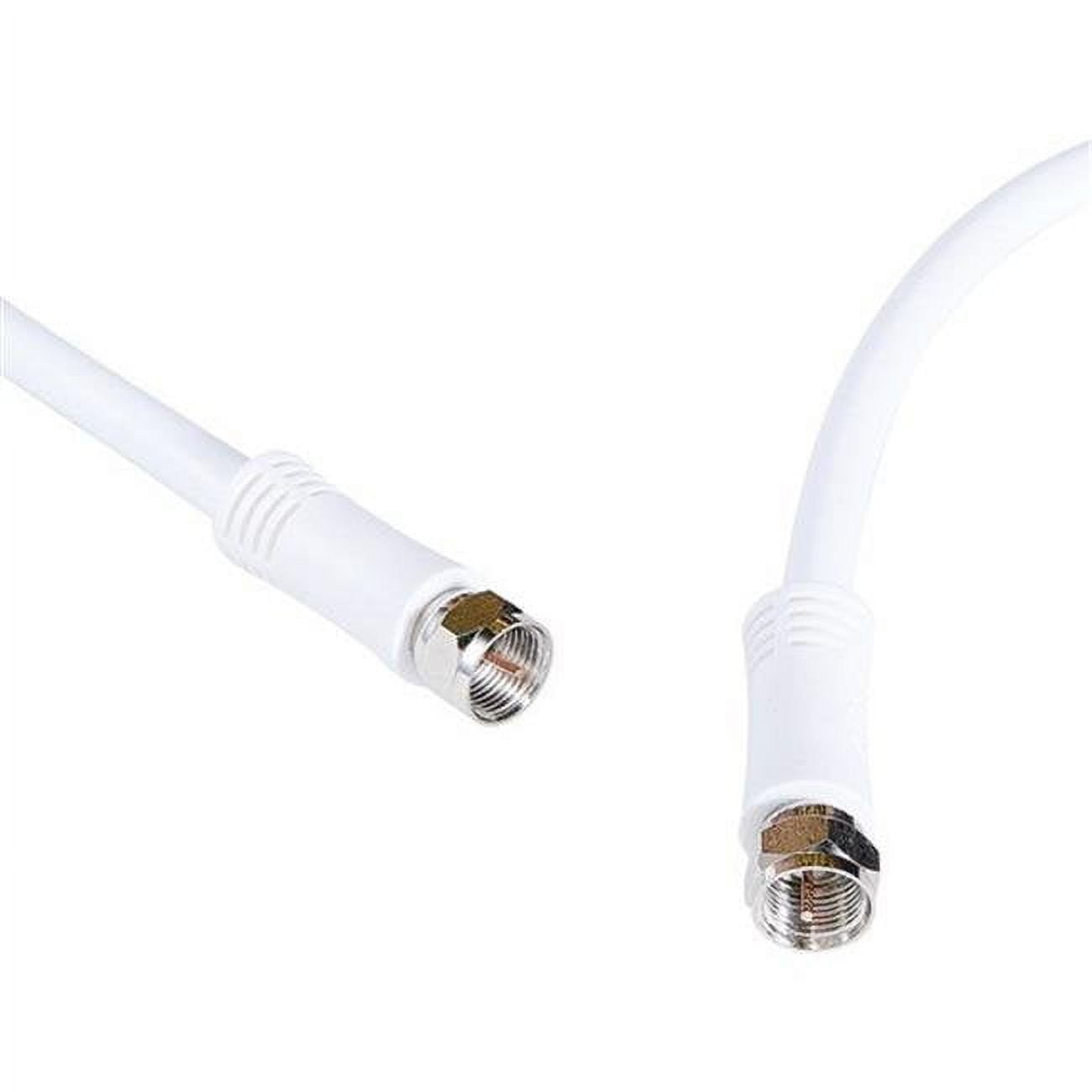 50 ft. RG6 Coaxial Cable - White - Walmart.com