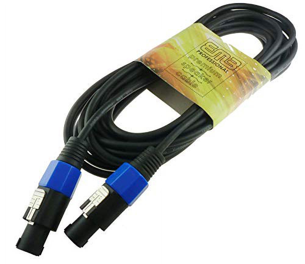 50 ft foot speakon to speakon pro audio speaker cable Free USA Ship 50 ...