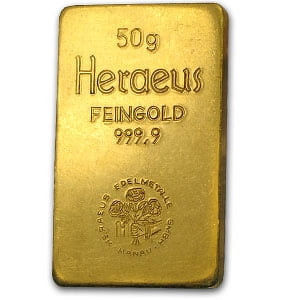 50 gram Gold Bar - Argor-Heraeus (Stamped) - Walmart.com