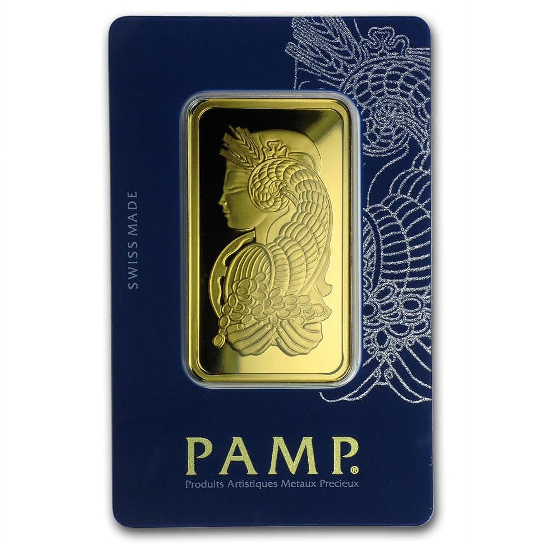 PAMP Suisse 50g Gold Bar - Lady Fortuna Veriscan (In Assay) Bullion ...