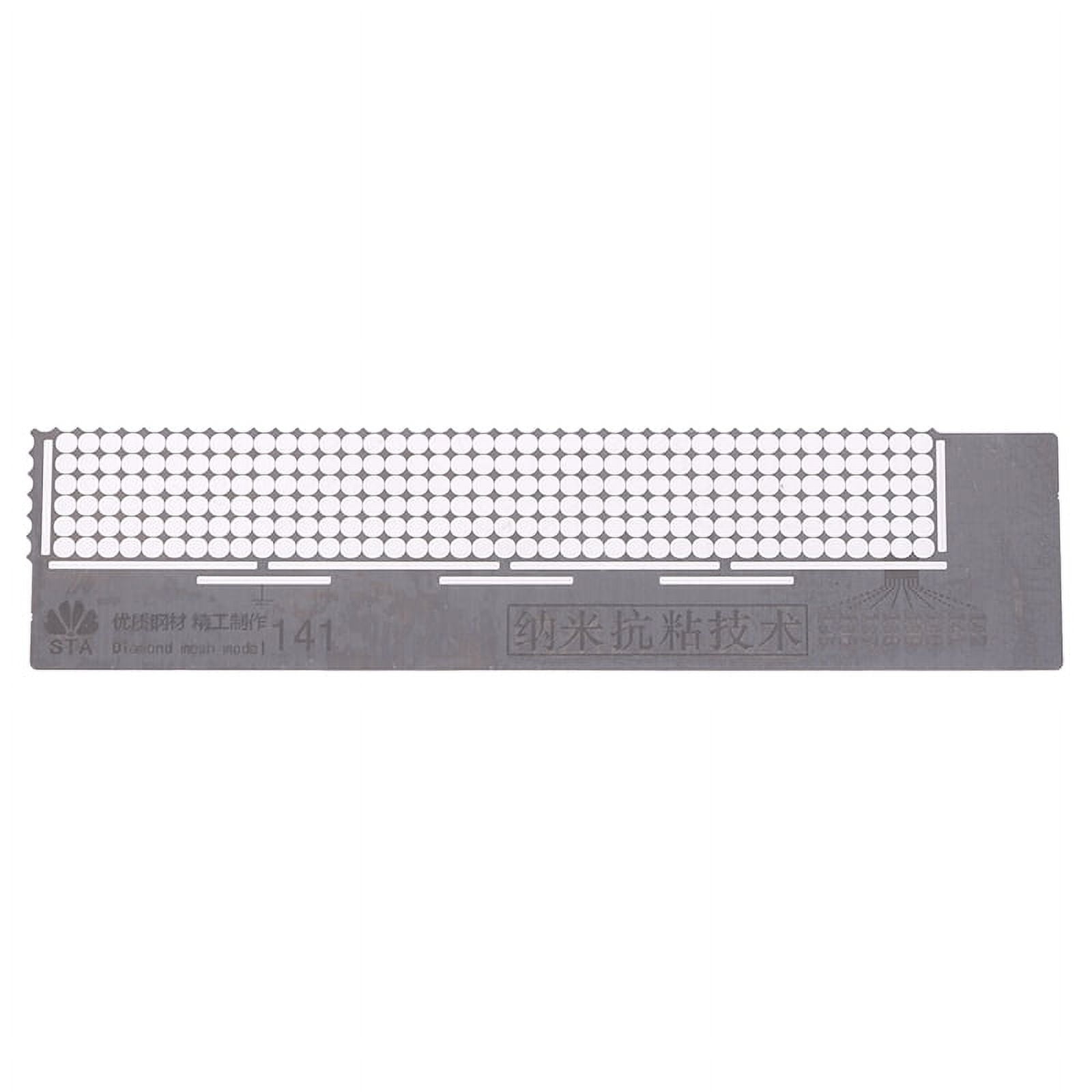 50 grid 141mm 240 holes Diamond Embroidery Mesh Stainless Steel Ruler ...