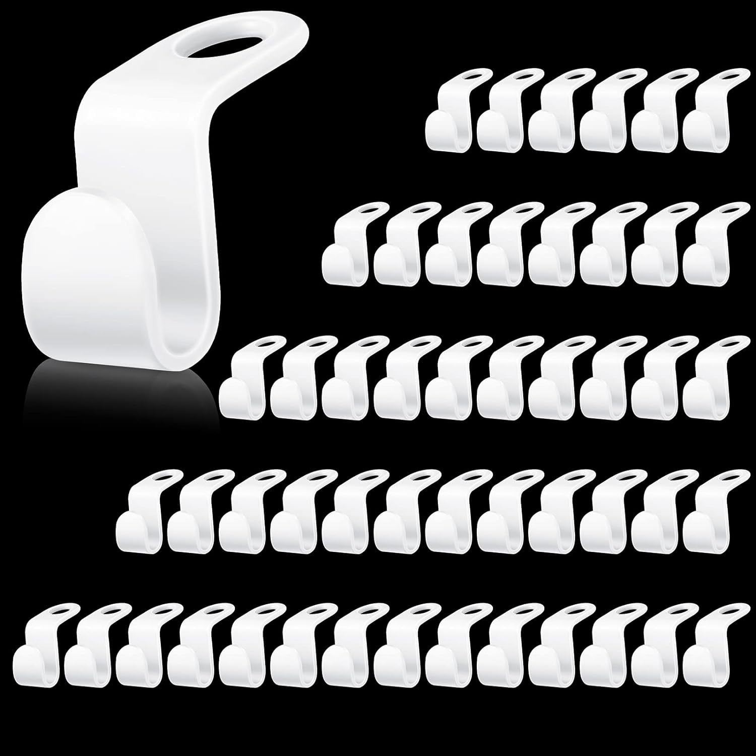 50 hanger connectors, hook connections, hanging clips, space saving ...