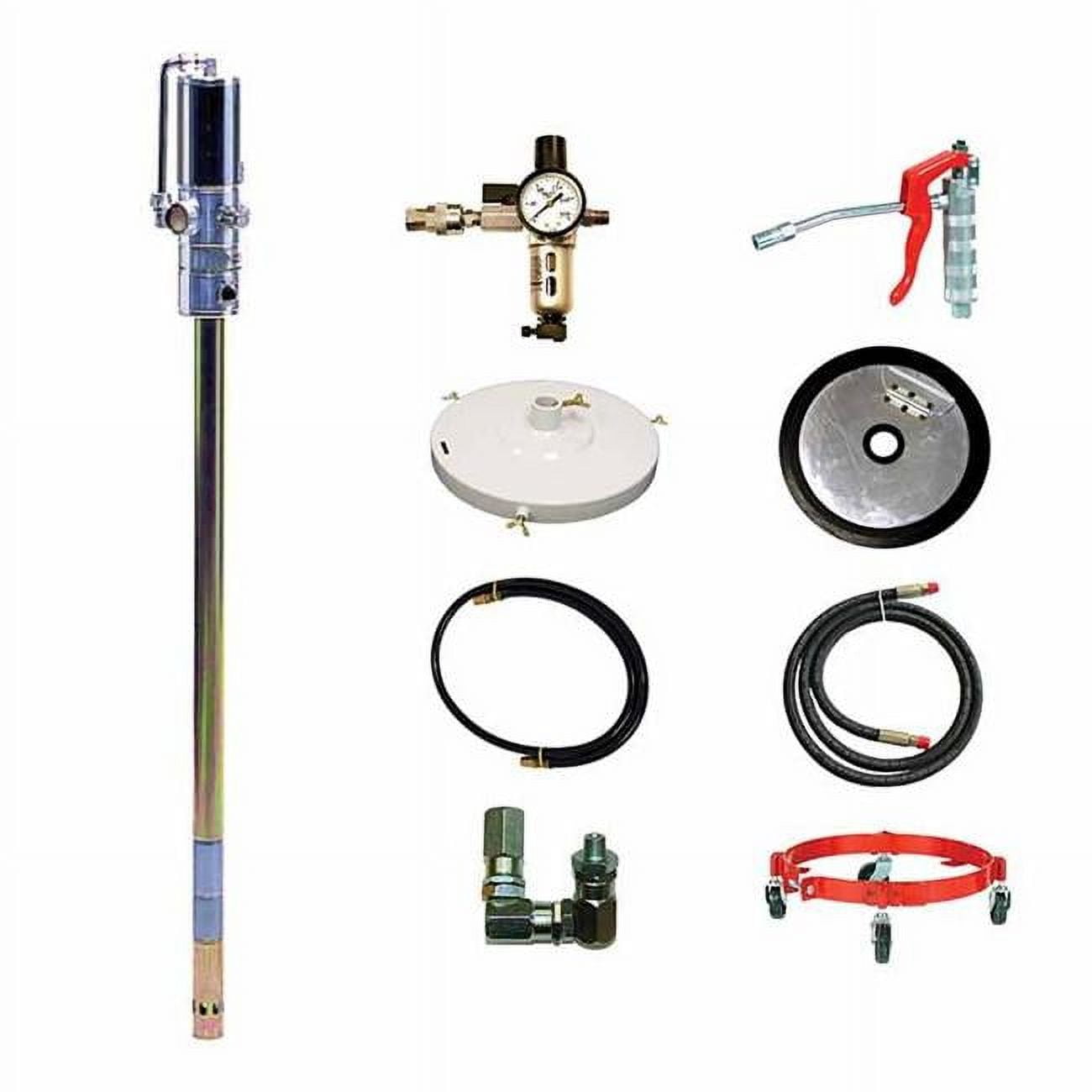 50 isto 1 Portable Grease System for 120 lbs Drum with 12 ft. Hose ...