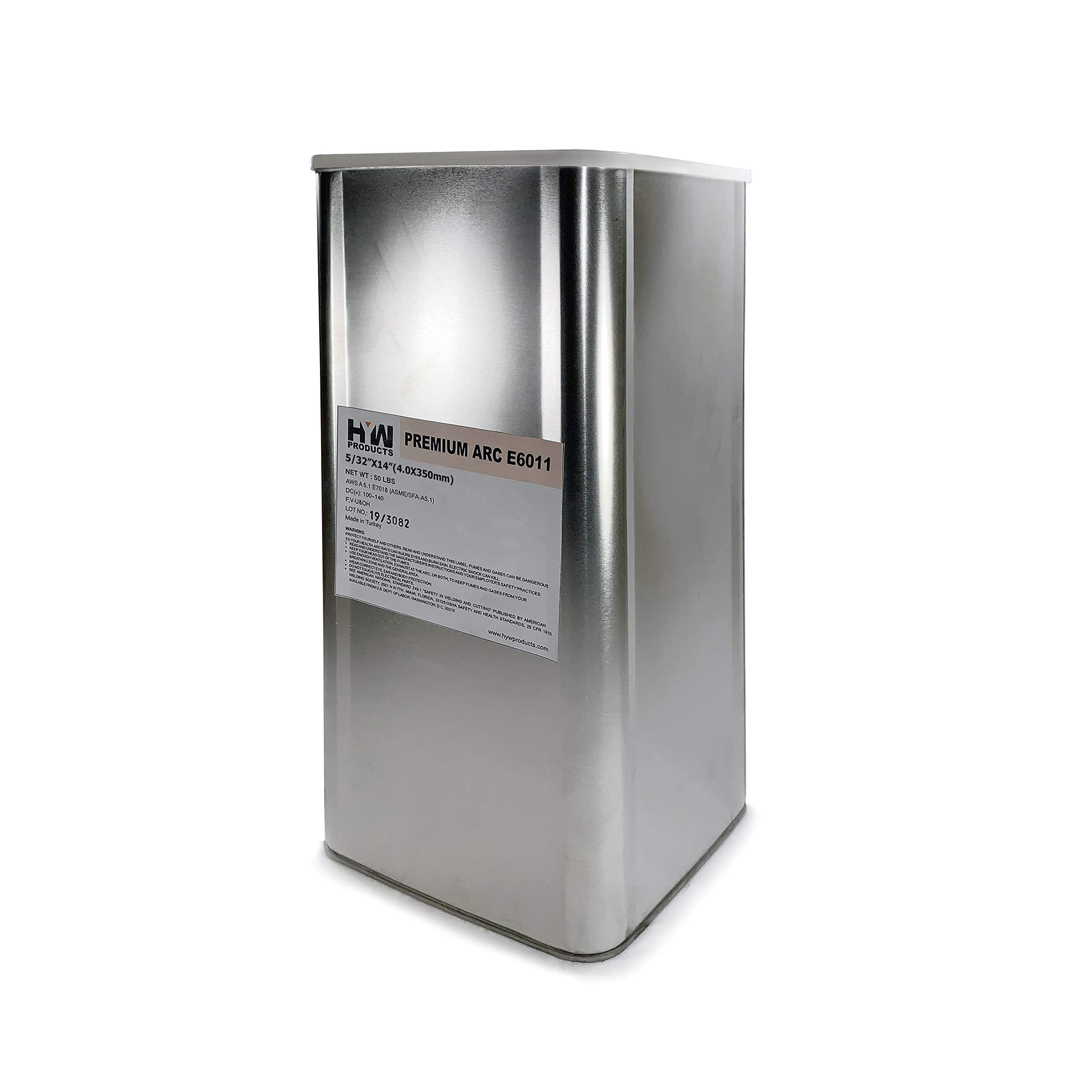 E6011 Premium Arc Stick 5/32" Electrodes 14" Welding Rods 50-pound ...