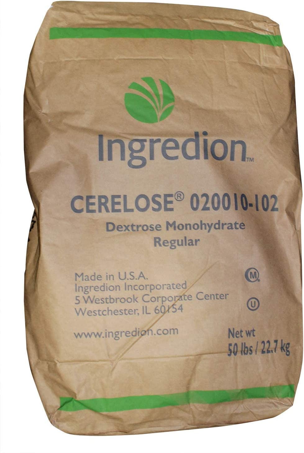 USA Made 50 lbs Bag of Dextrose Monohydrate | Corn Sugar for Brewing ...