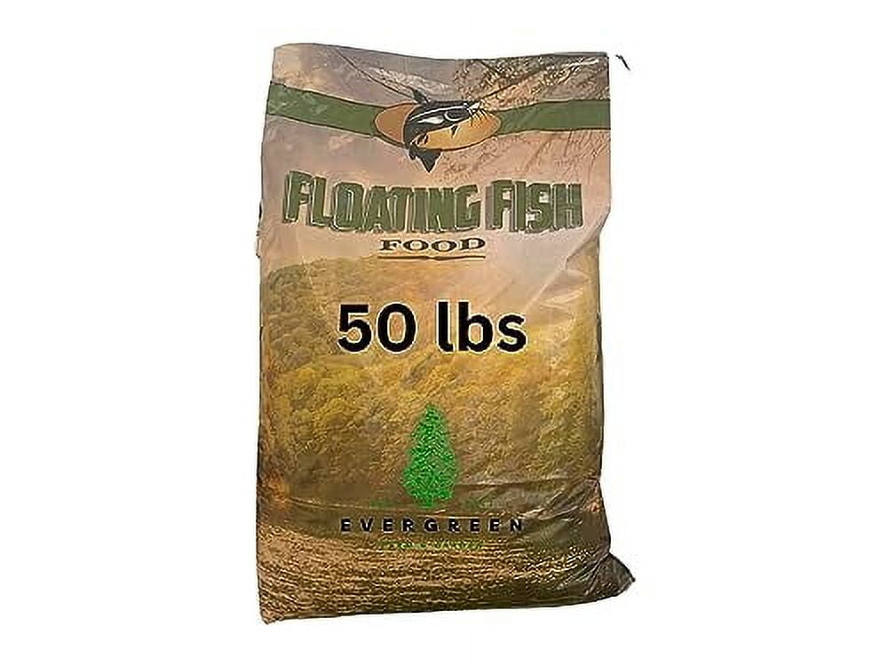 50 lbs Catfish Food 32% Protein 4% Fat - Lake, Pond, or Aquarium Fish ...