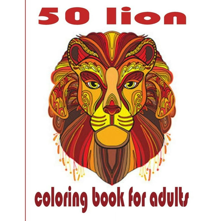 lion coloring pages colored animals