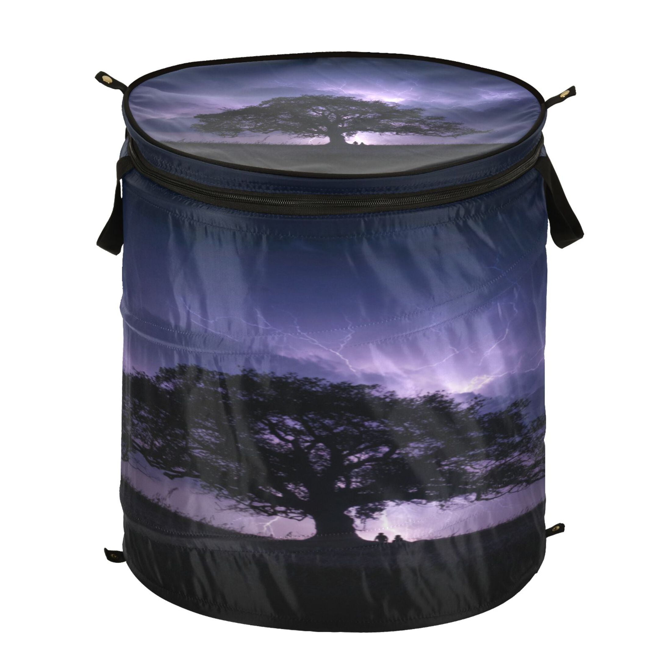 50-liter Large Capacity Laundry Basket Sealed and Dustproof Easy Carry ...