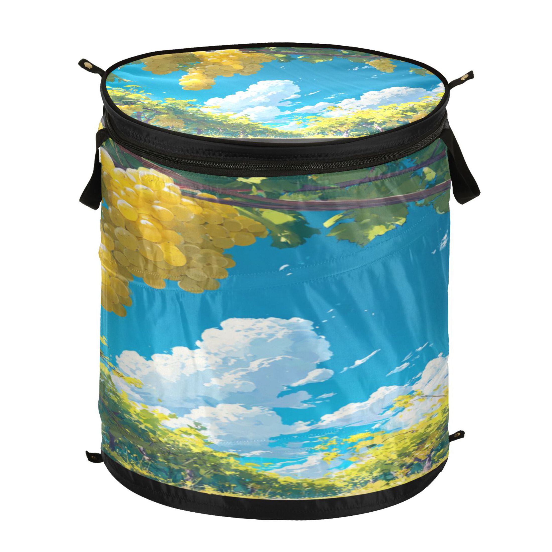 50-liter Large Capacity Laundry Basket Sealed and Dustproof Easy Carry ...