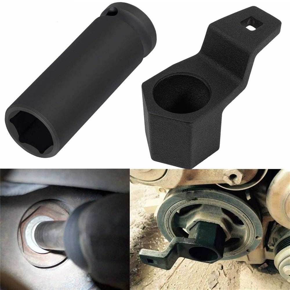 50 mm Crankshaft Pulley Wrench Holder & 19 mm Harmonic Balancer Socket ...