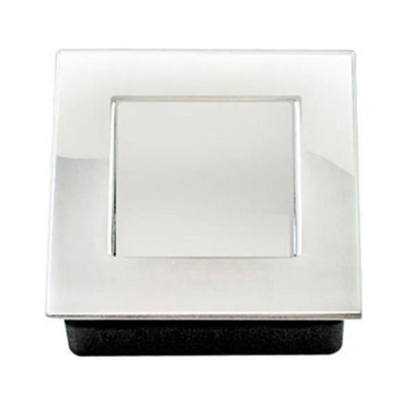 50 mm Square Flush Pull with Spring Loaded Cover, Satin US32D - 630 ...